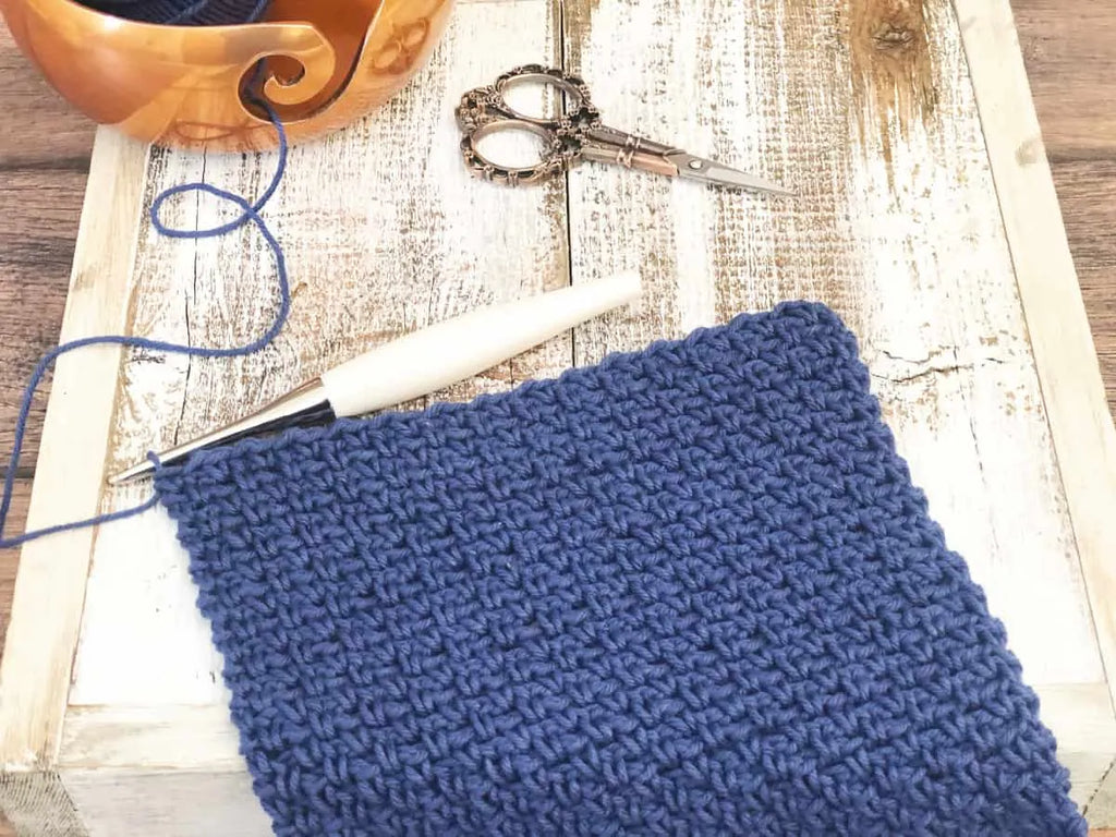 Learn How to Crochet Moss Stitch Step-By-Step Guide – HiCrochet