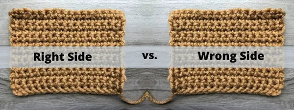 How to Tell the Right Side and Wrong Side of Crochet – HiCrochet