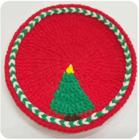 Christmas Tree Coaster Crochet Pattern - Plant Craft Idea – HiCrochet