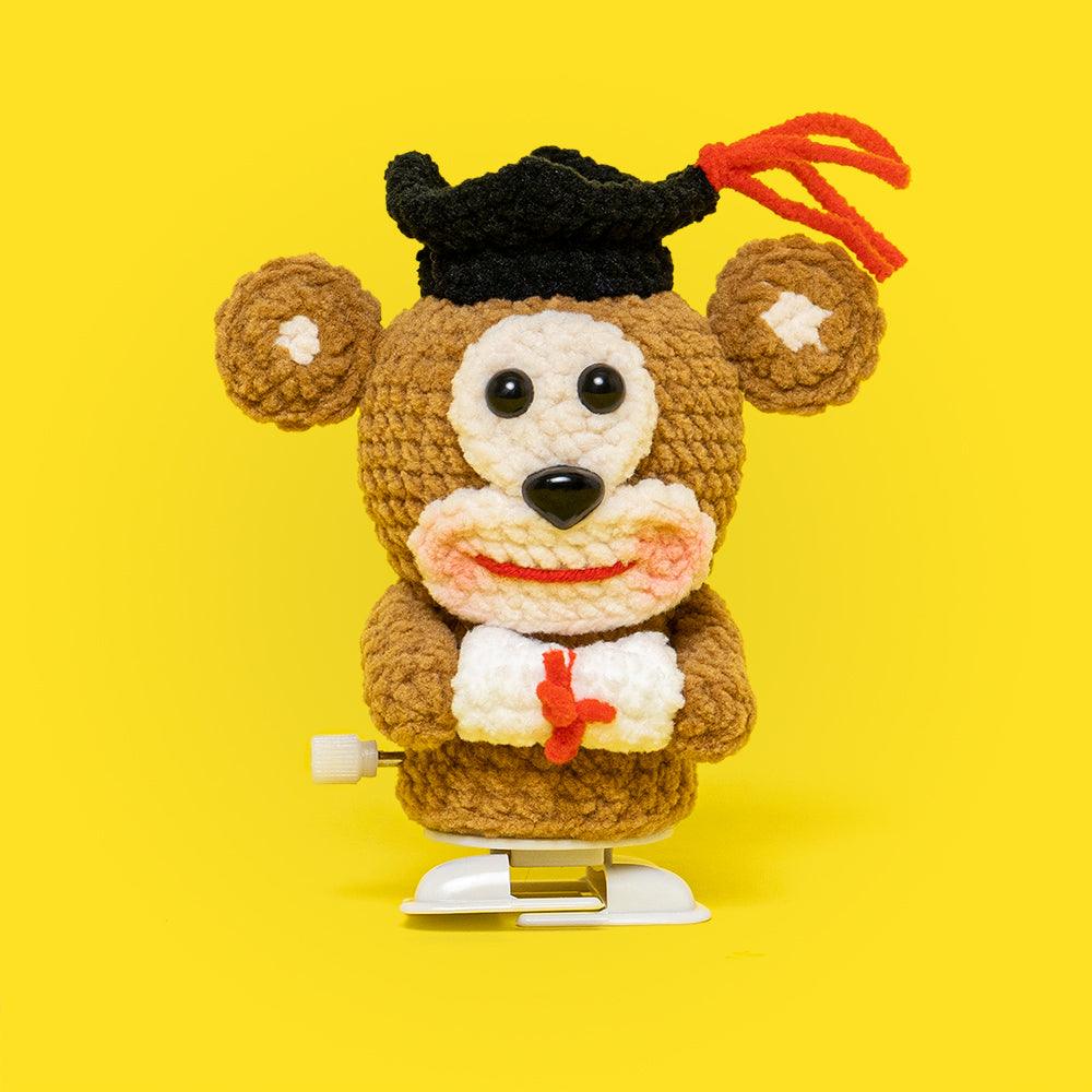 Cute Animal Walking Monkey Crochet Kit for Intermediate – HiCrochet