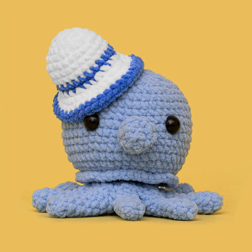 Wagging Octopus Crochet Kit - Fun & Easy Craft for All Ages – HiCrochet
