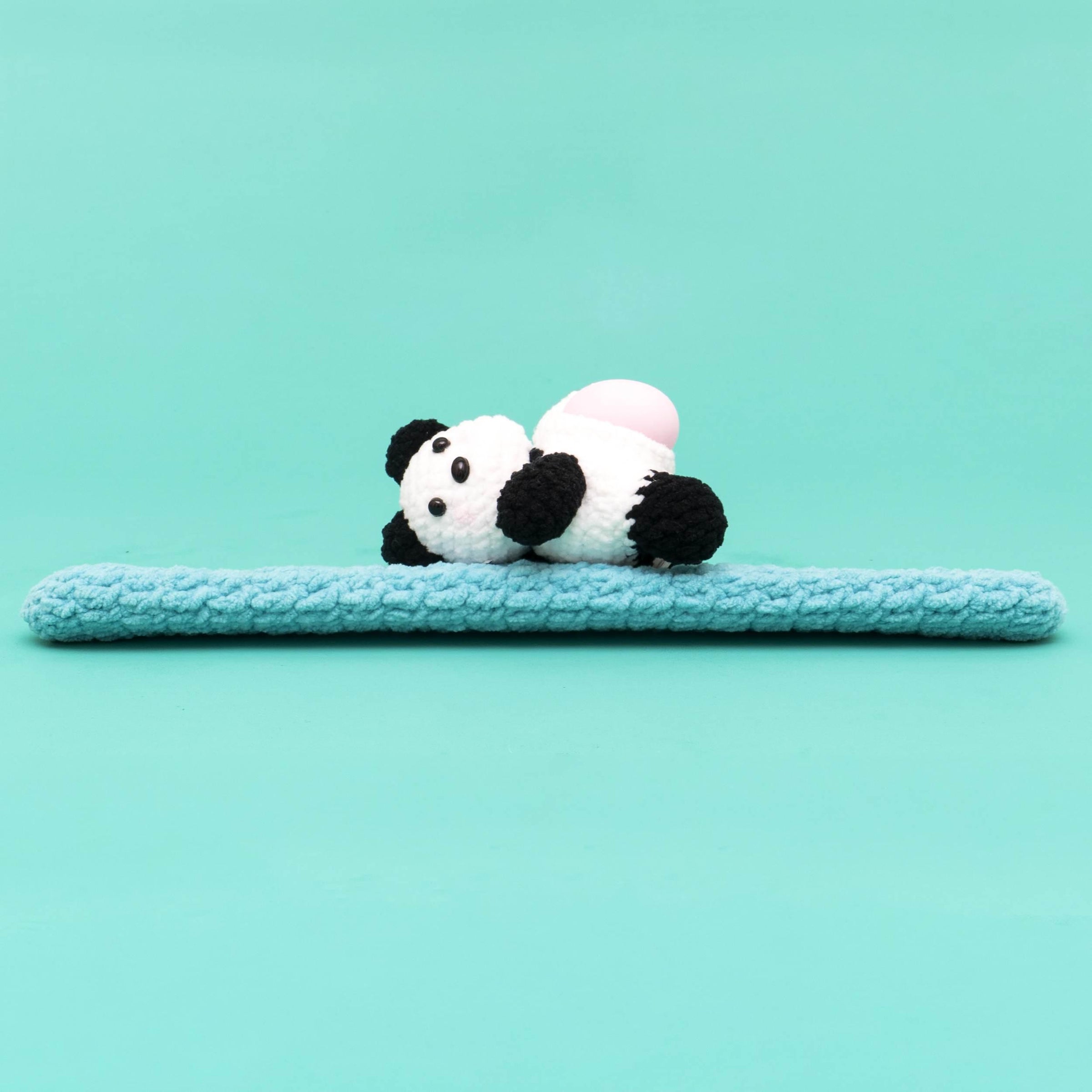 Panda Slap Bracelet Crochet Kit for Beginners, Amigurumi Crochet Kit ...