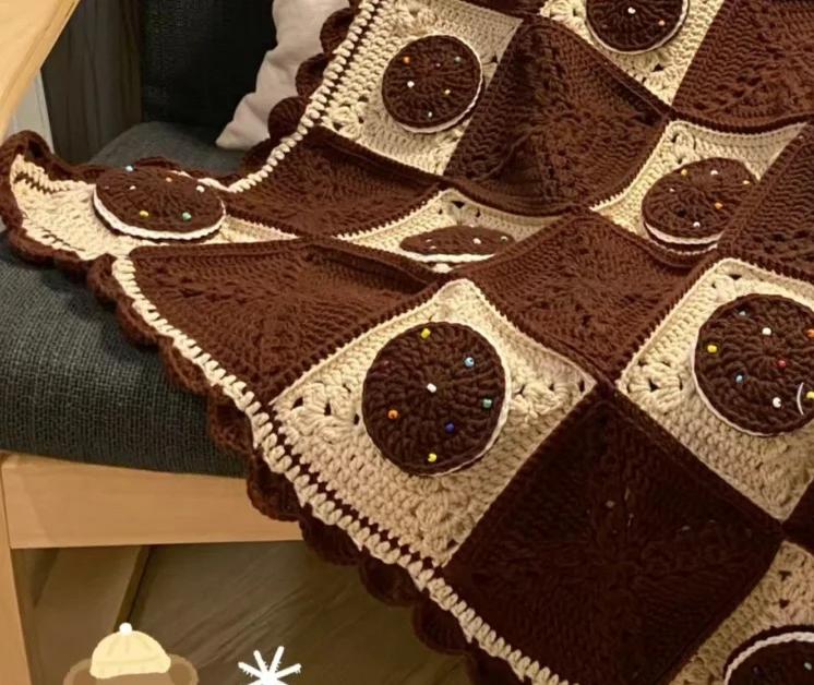 Free Chunky Oreo Cookie Crochet Blanket Pattern | Easy & Unique – HiCrochet