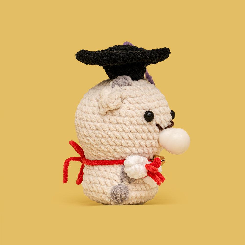 Gruduation Dr. Bubble Goat Crochet Kit for Intermediate – HiCrochet