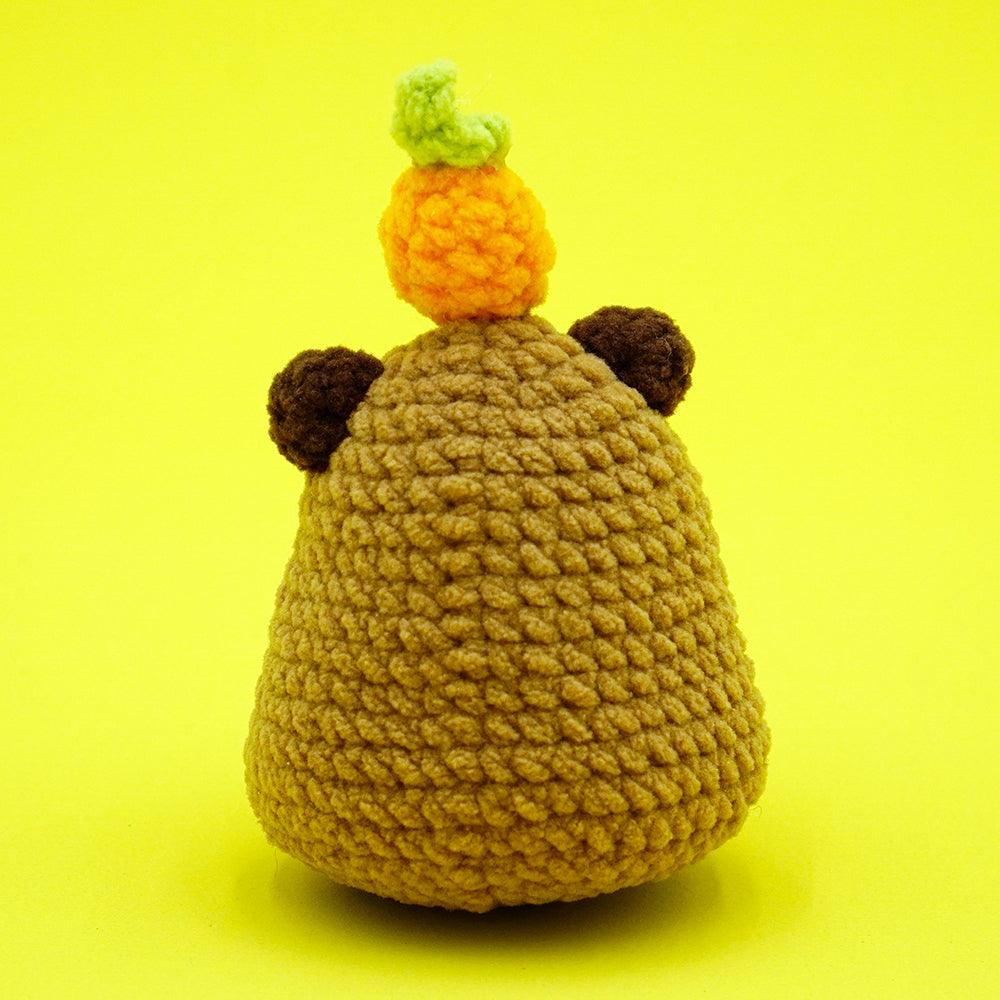 Runny Nose Capybara with Press Bubble Mini Capybara Crochet Kits ...