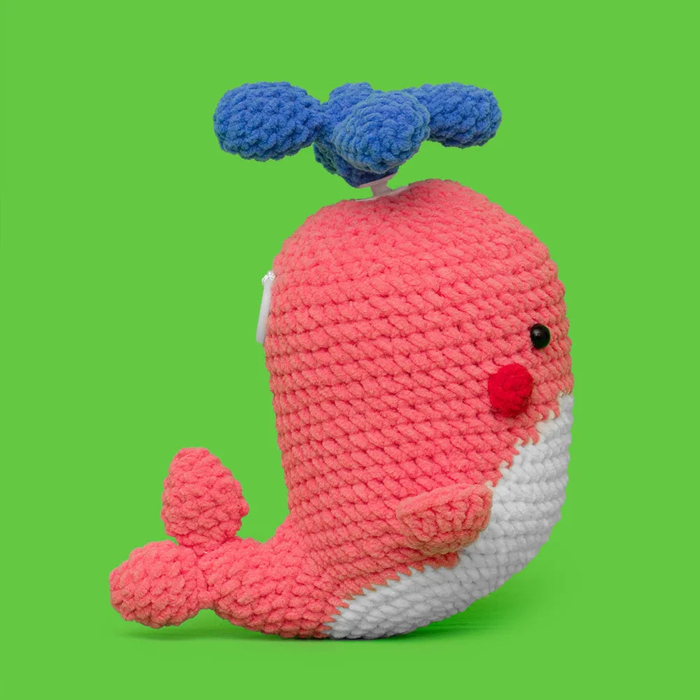 Spinning Whale Crochet Kit: Create Your Own Adorable Whale Plush ...