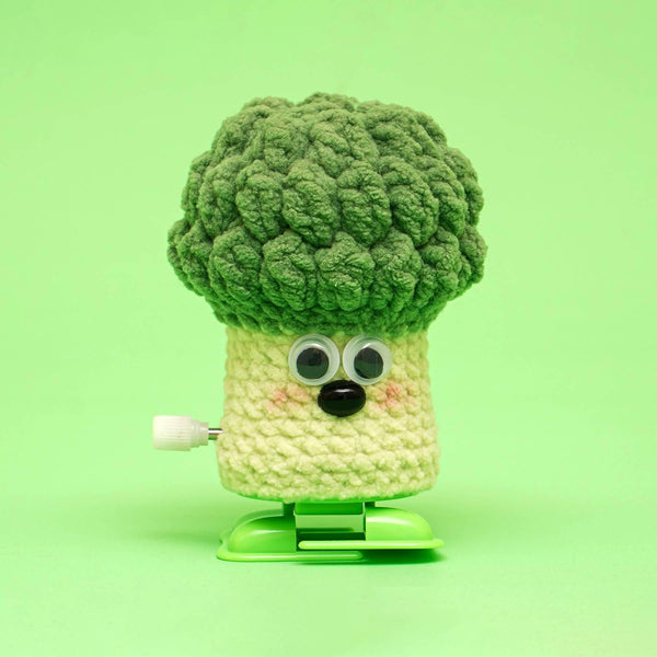 Walking Crafts Knitted Broccoli Vegetables Crochet Kit for Beginner ...
