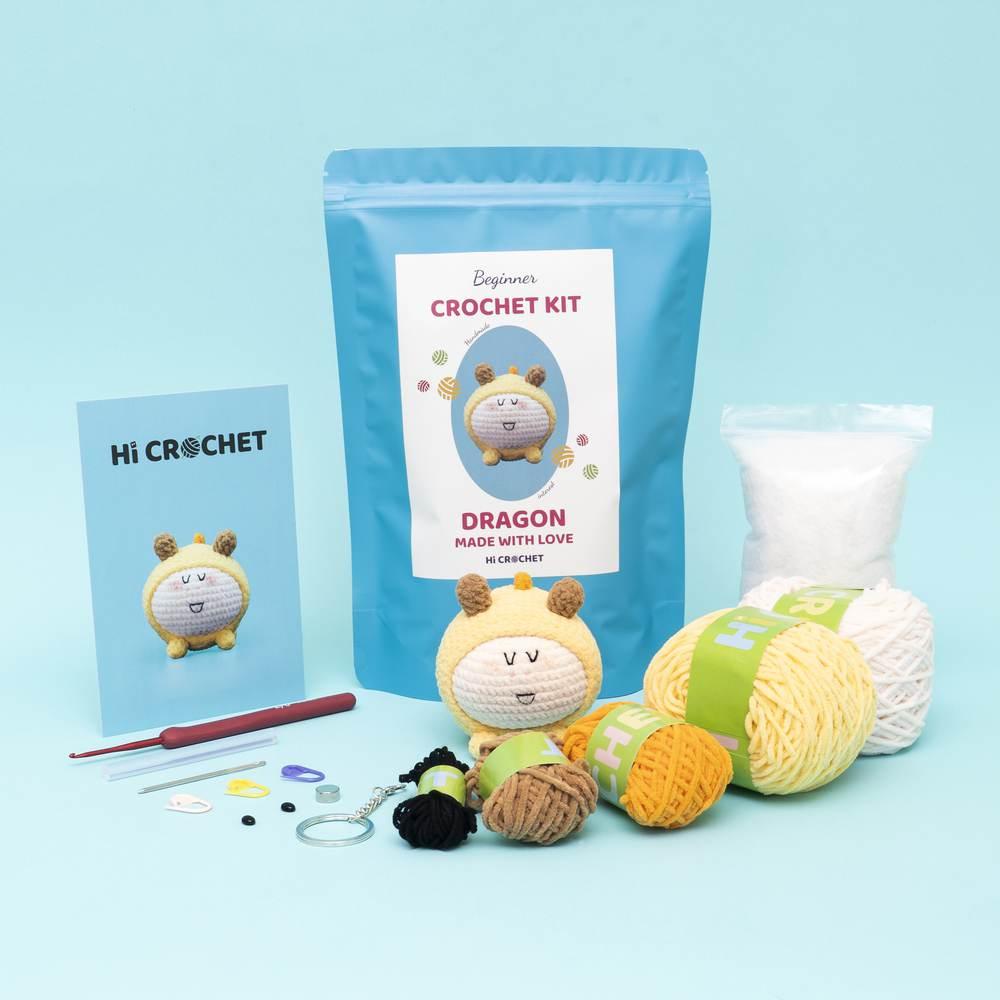 12 Chinese Zodiac Dragon Crochet Kit for Beginners – HiCrochet