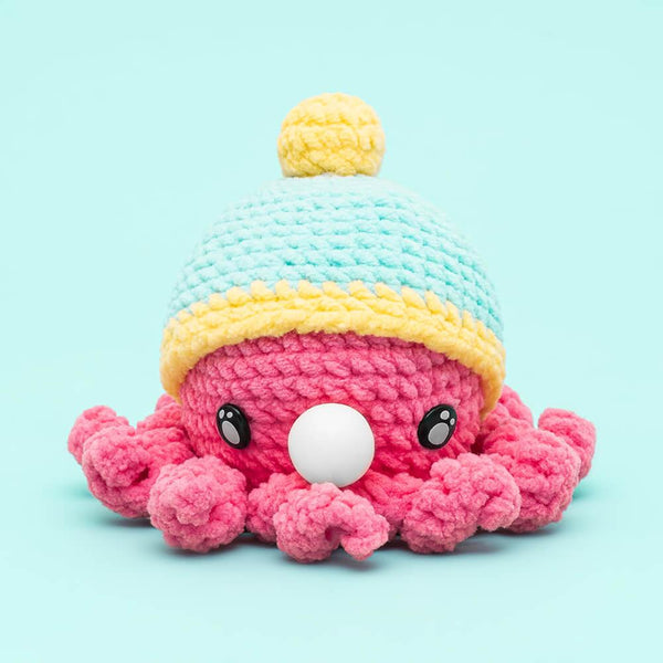 Octopus Crochet Kit with Bubble, Crochet Kit for Beginners, DIY Knit ...