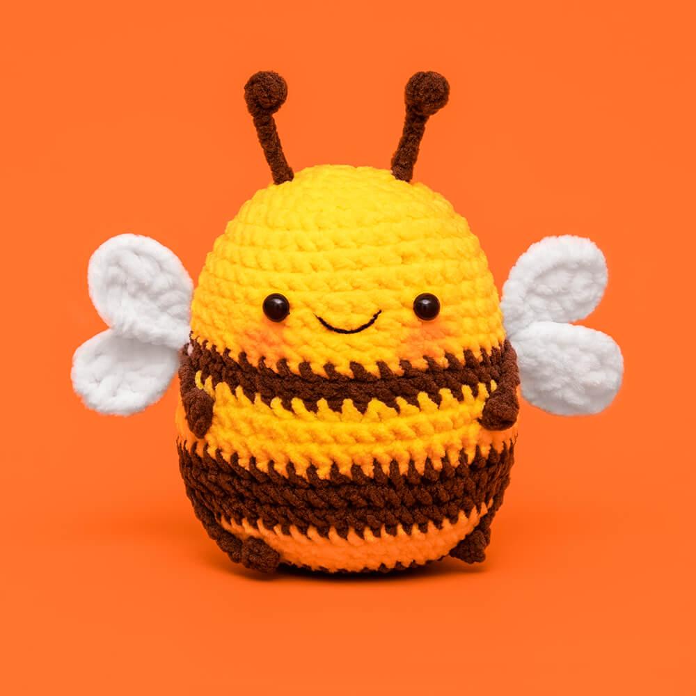 Yellow Beginner Bee Crochet Kit-Beginner – HiCrochet