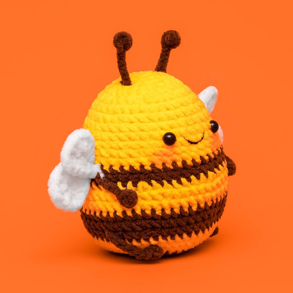 Yellow Beginner Bee Crochet Kit-Beginner – HiCrochet