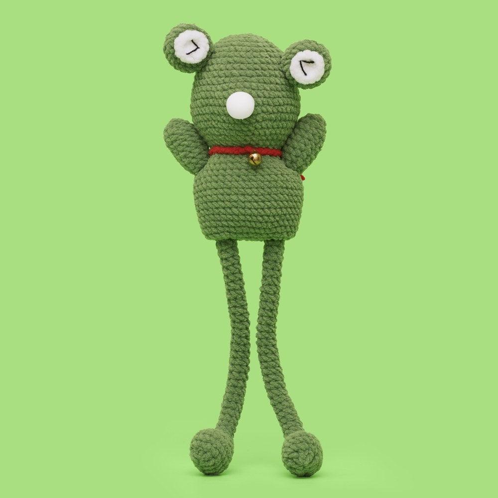 Press Bubble Stretched Frog Crochet Kit – HiCrochet
