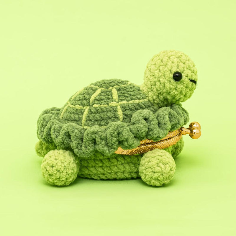 Intermediate Animal Turtle Coin Purse Crochet Kit for Beginner – HiCrochet