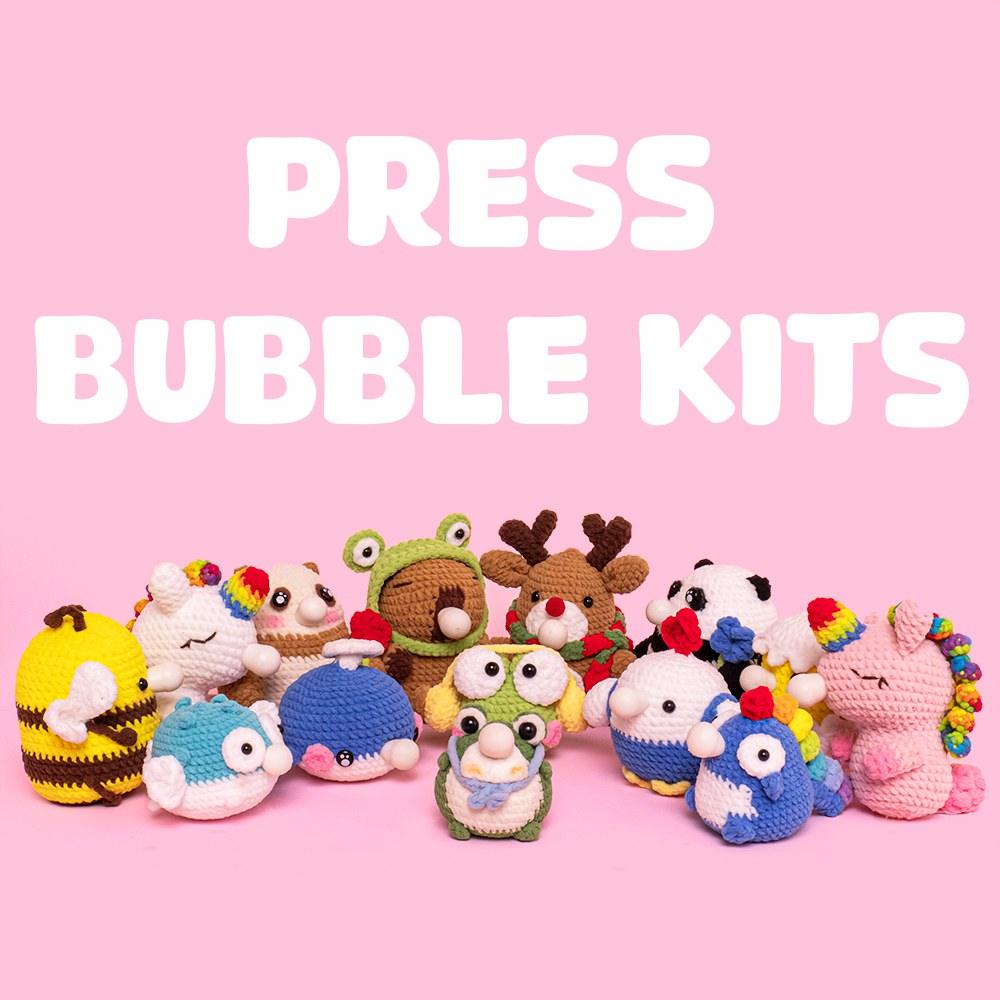 Press Bubble Animals Crochet Kit – HiCrochet