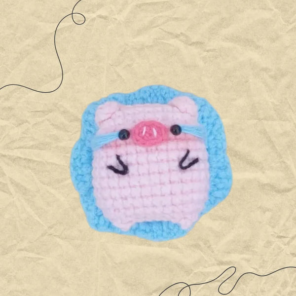 Cute Sad Pig Amigurumi - Easy Animal Crochet Pattern for Beginners ...