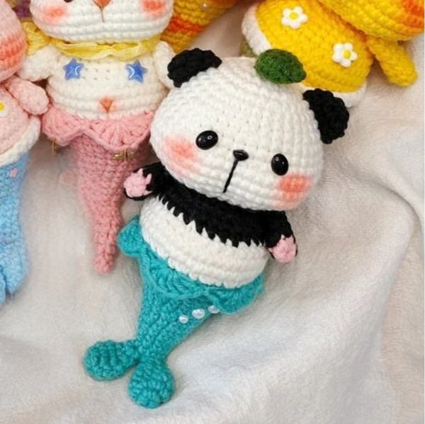 Panda Mermaid – HiCrochet
